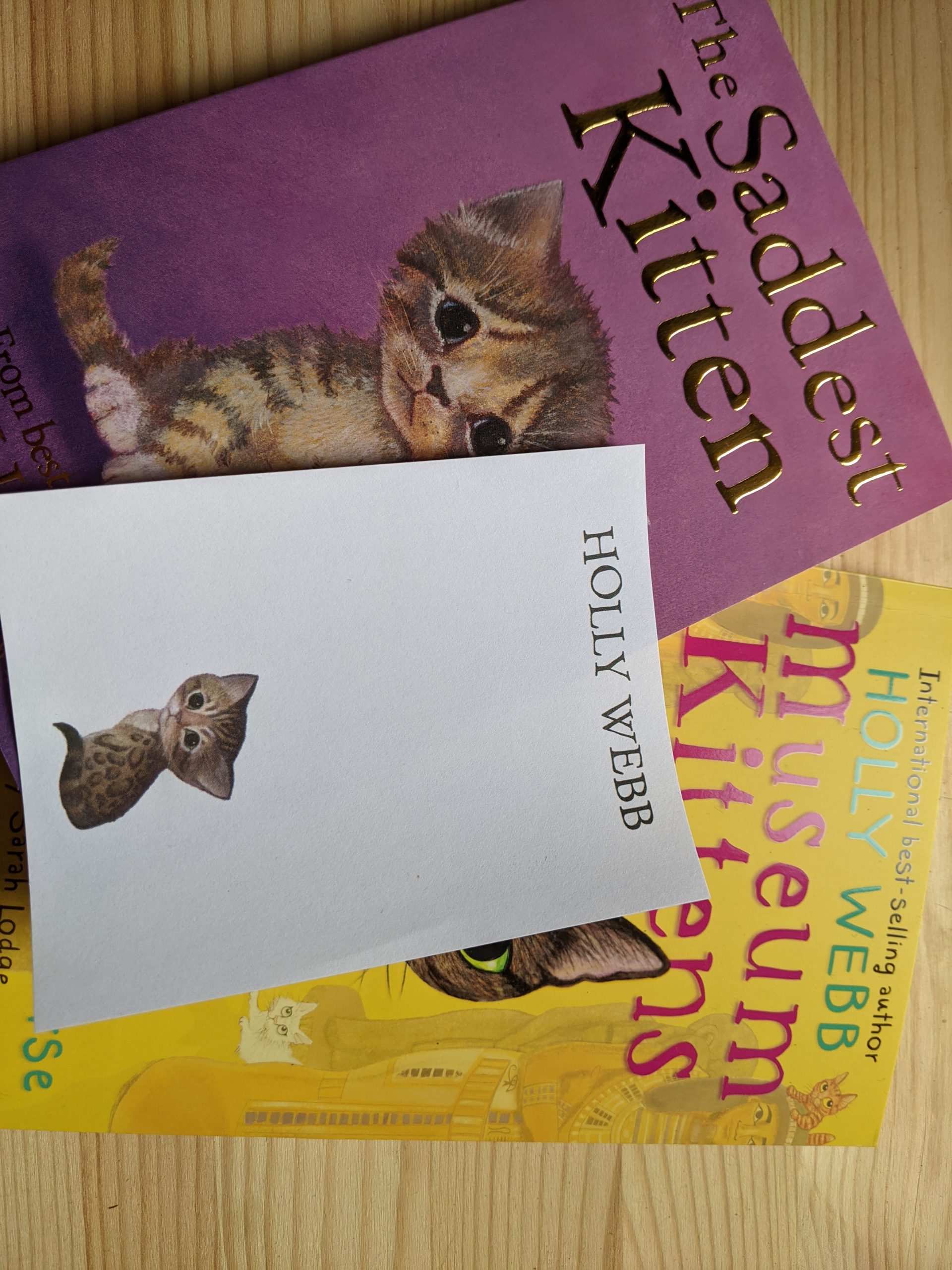 Signed books! - Holly Webb