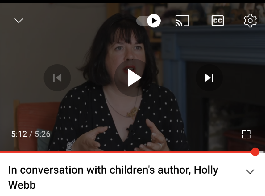 Lovely new video! - Holly Webb