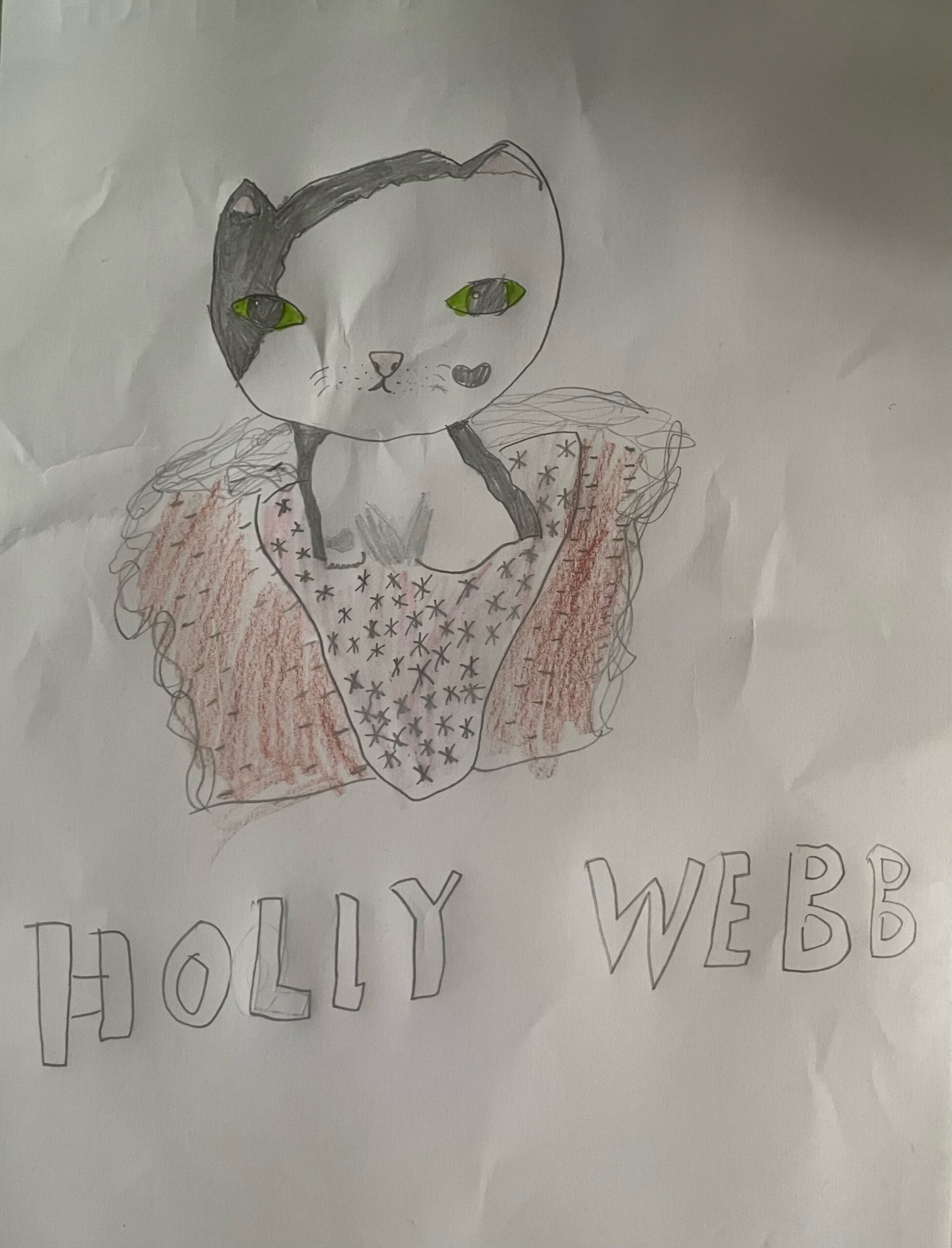Seren's drawing - Holly Webb