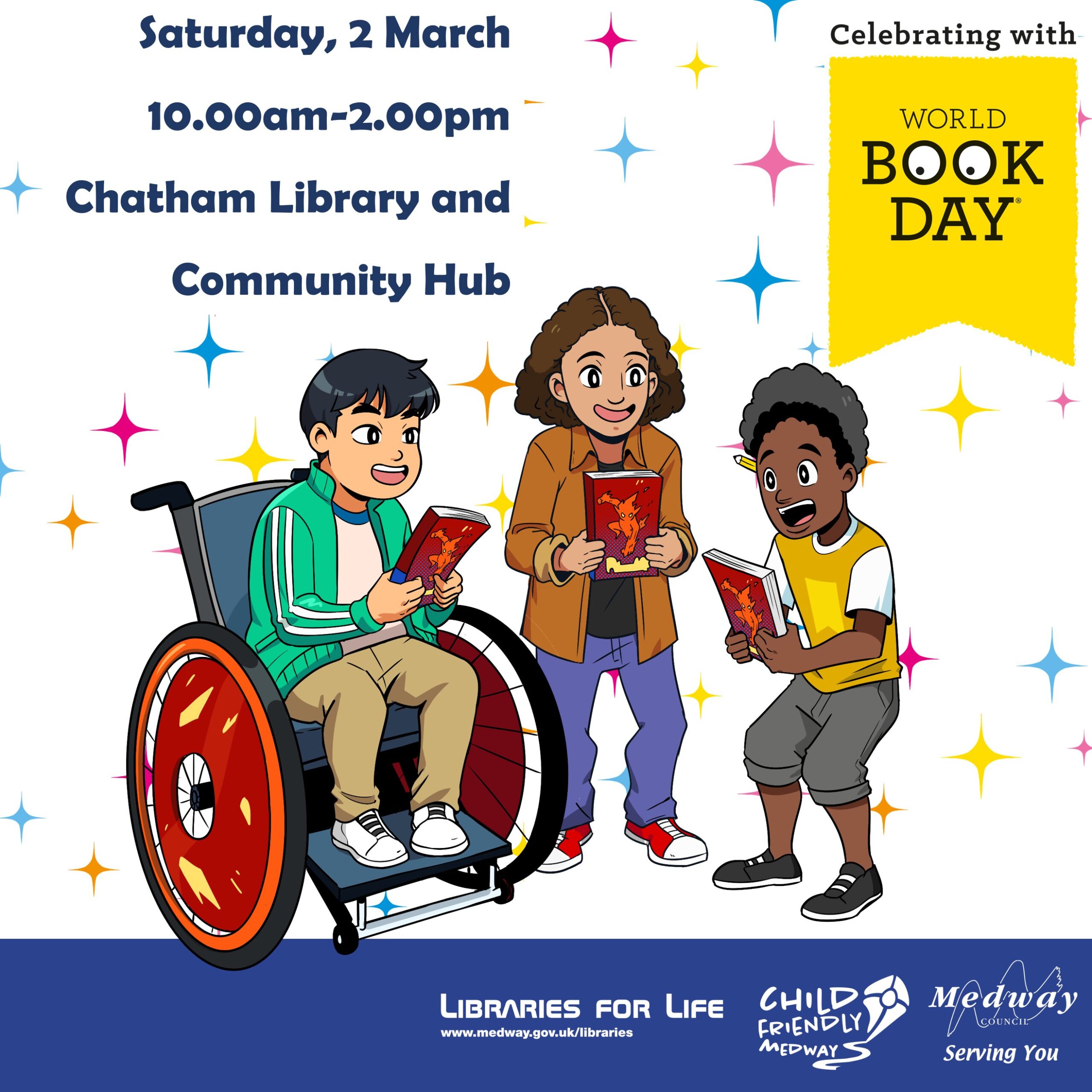 Chatham Library World Book Day celebration - Holly Webb